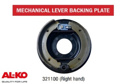 ALKO 9" Mechanical Lever Drum Brakes Backing Plate - RIGHT SKU: 321100 ...