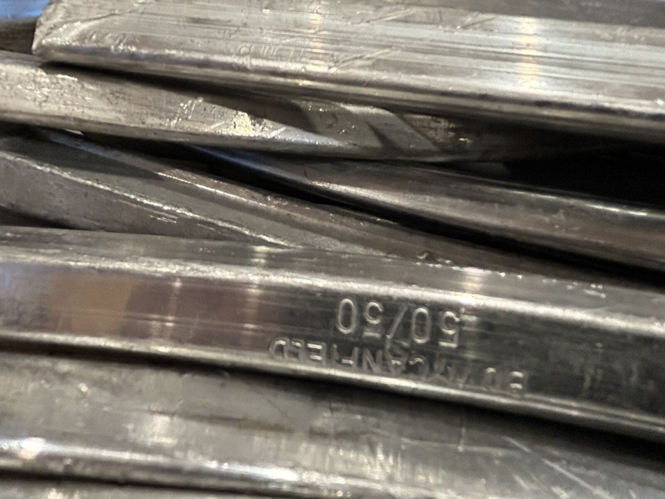 Approx 1 Pound 50/50 Lead Tin Solder Casting Bullets Roofing | eBay