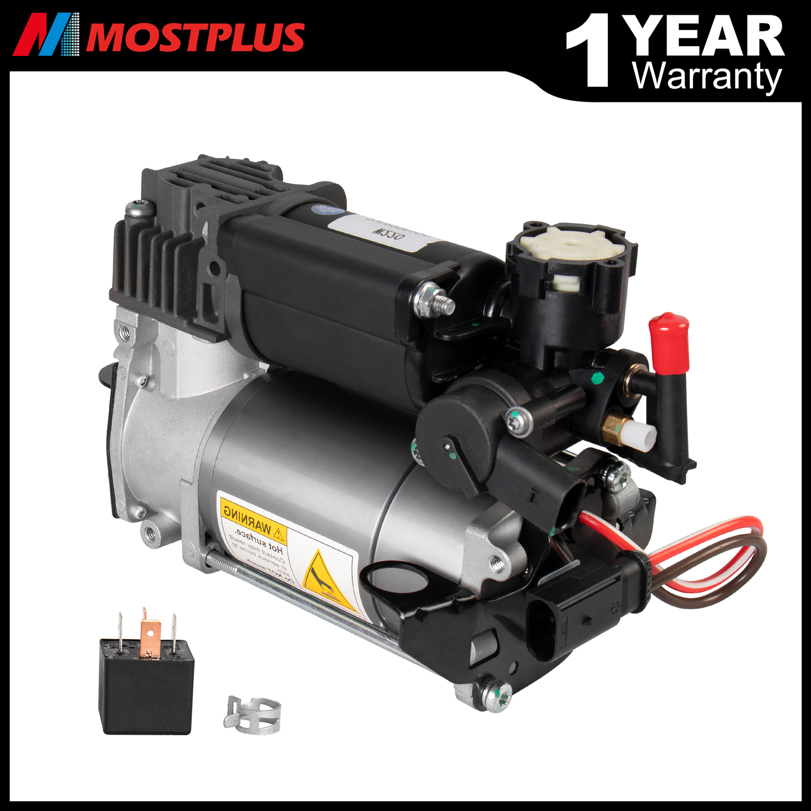 Air Suspension Compressor w/ Relay For Mercedes-Benz S600 S500 E320 ...