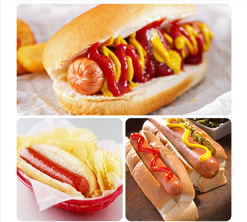 Electric Hot Dog Machine Steamer Bun Warmer 110V Bread Sausages ...