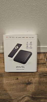 New Sealed Xfinity Flex 4K Streaming TV Box with Voice Remote Control ...