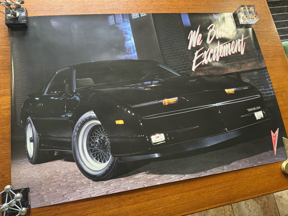 Vintage Pontiac Firebird Trans Am Poster We Build Excitement Promo ...