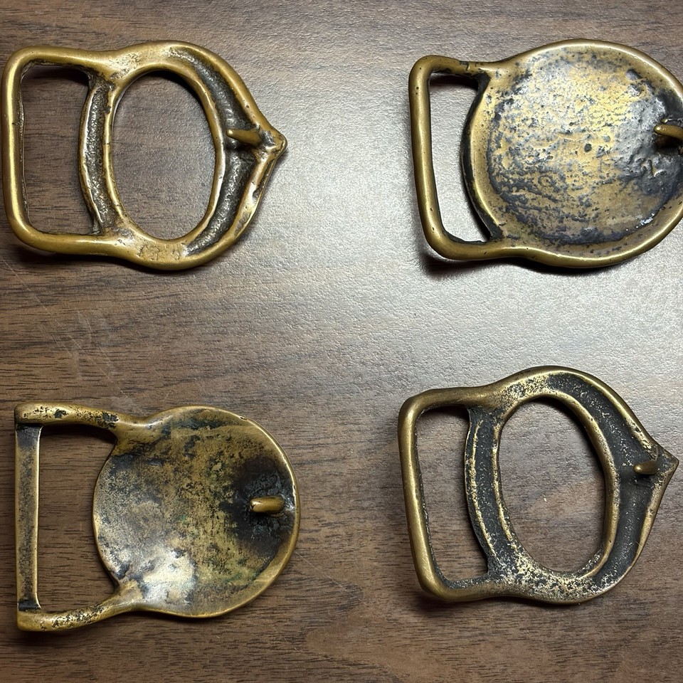 Tech Ether Guild Belt Buckle Lot Of 11 Vintage Hand Made 1970s Solid ...