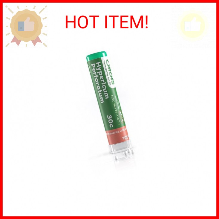 OLLOIS Hypericum Perforatum 30c, Organic, Lactose-Free Homeopathic ...