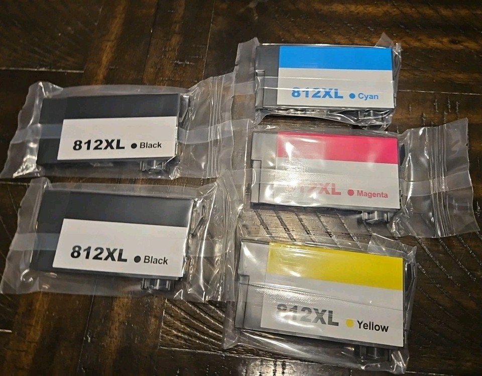 T812 XL 812XL Ink Cartridges for Epson WF-7840 WF-7820 WF-7310 EC-C7000 ...