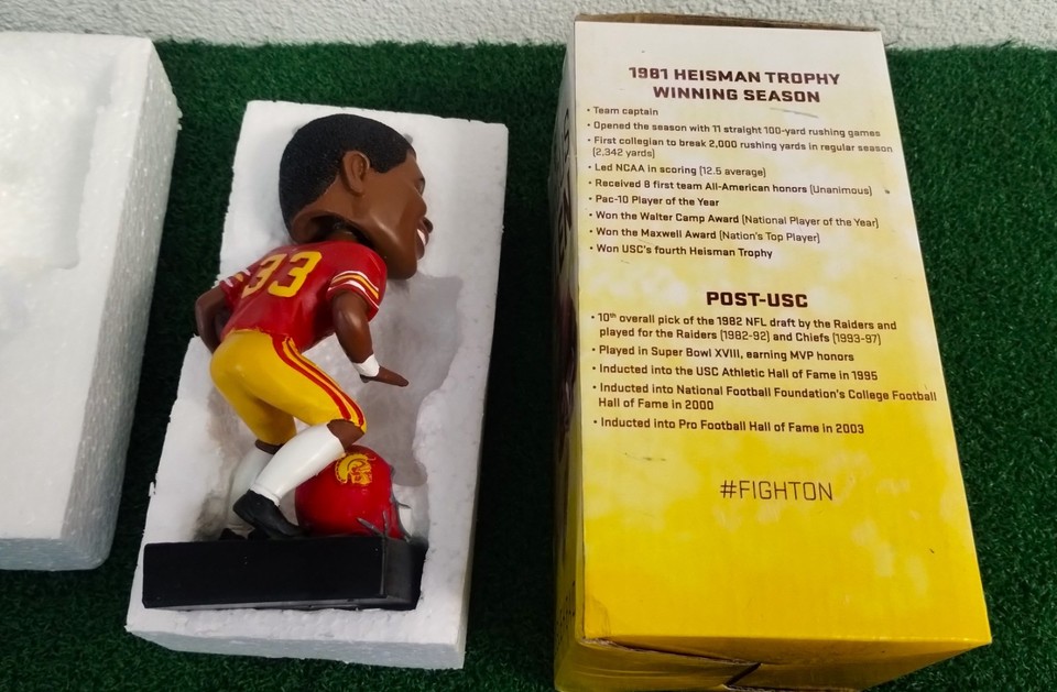 Marcus Allen 1981 Heisman Trophy Winner Bobblehead USC Trojans | eBay