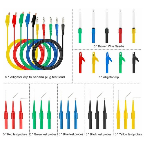 Test Leads Back Kit Leads Multimeter Probe Set Test 30pcs Clip | eBay ...