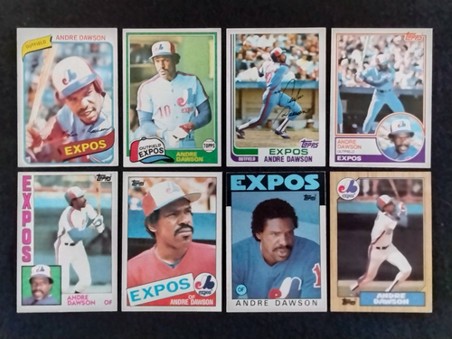 1980-1987 TOPPS LOT OF 8 CARDS...ANDRE DAWSON. MONTREAL EXPOS. HOF | eBay