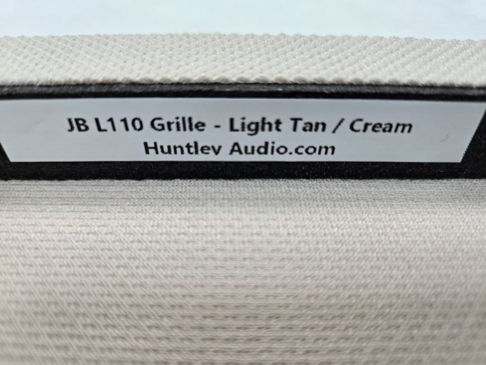 Two New JBL L110 Grilles - Chose From 14 Fabric Colors - W/NEW JBL ...