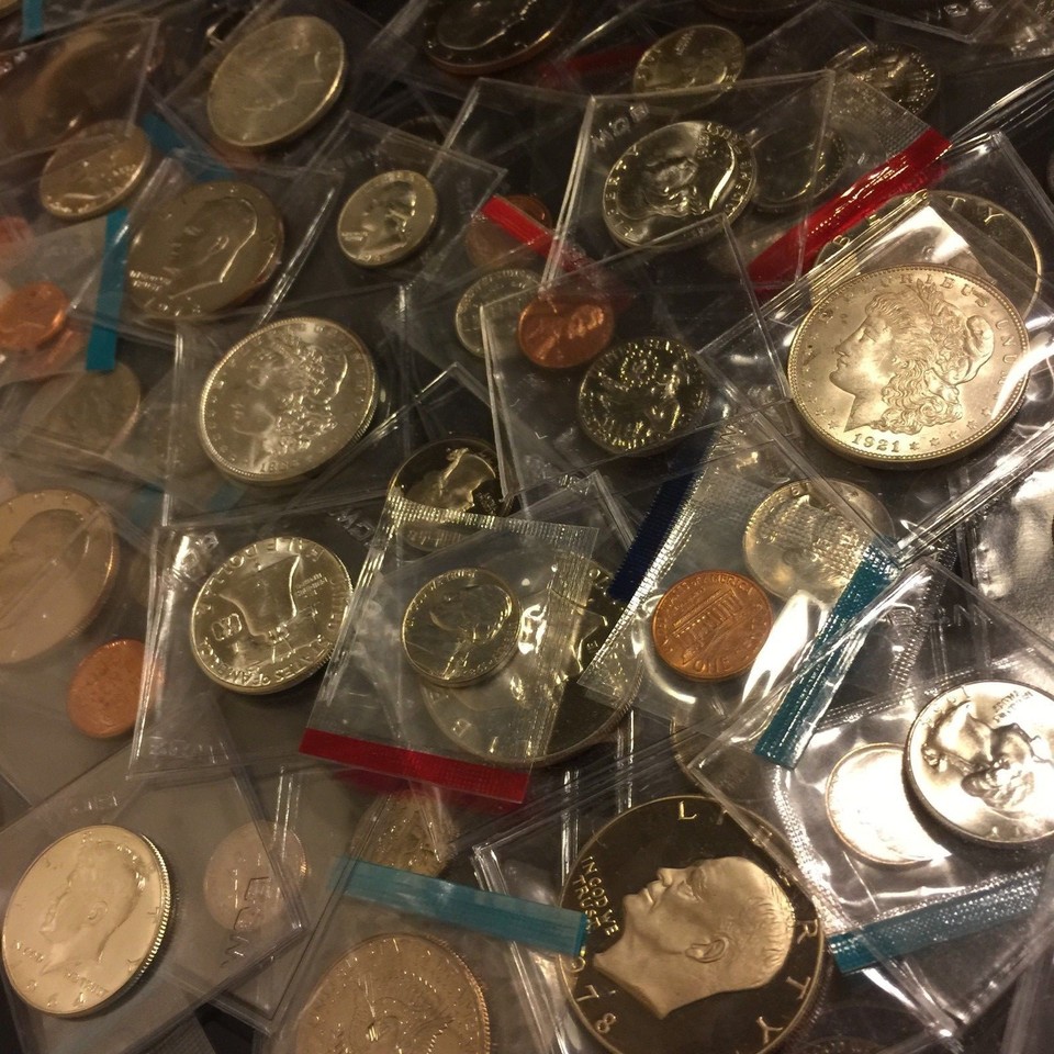 ESTATE SALE OLD PROOF/UNCIRCULATED COINS SILVER WHEAT | eBay
