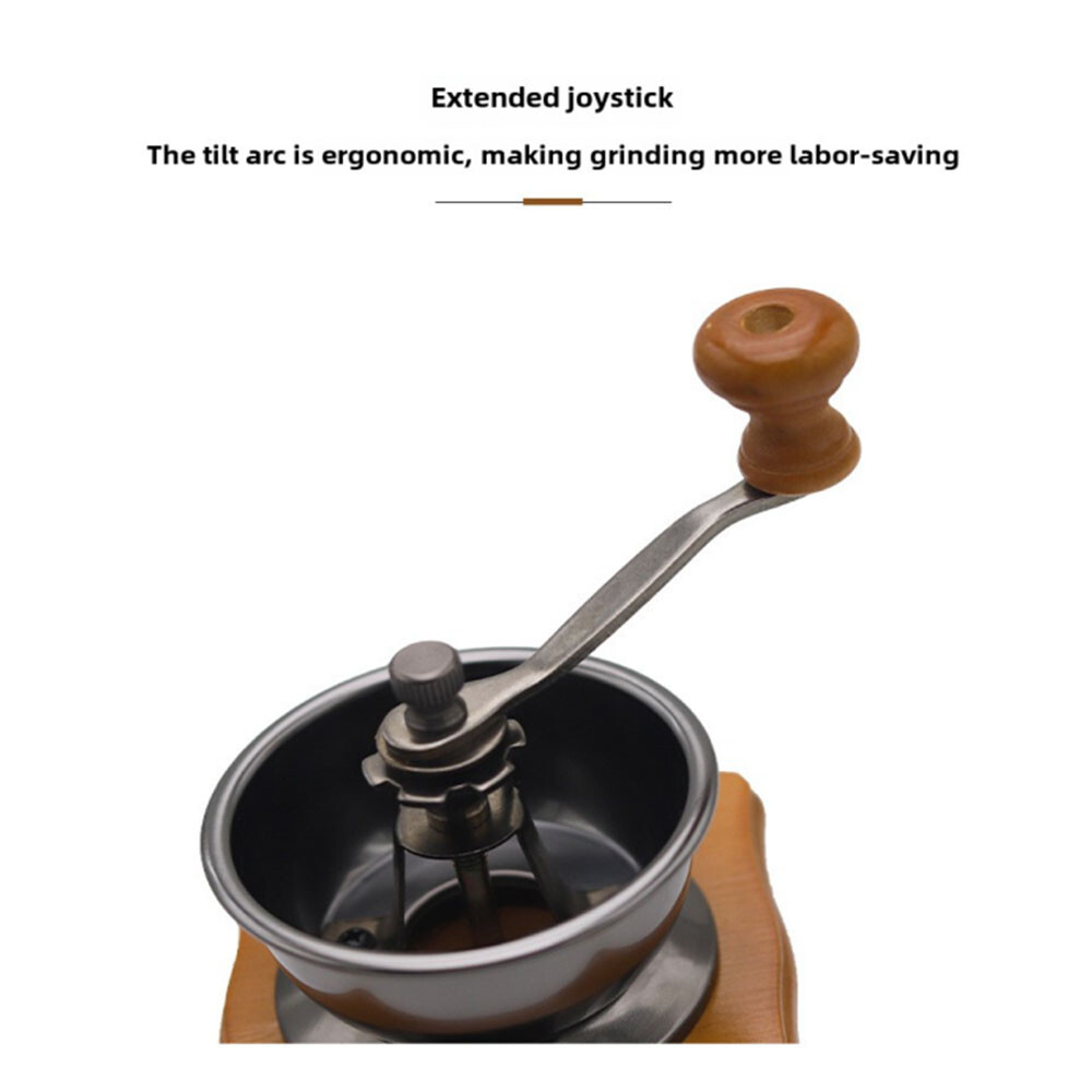 Manual Coffee Grinder Wooden Coffee Grain Mill Coffee Bean Grinding ...