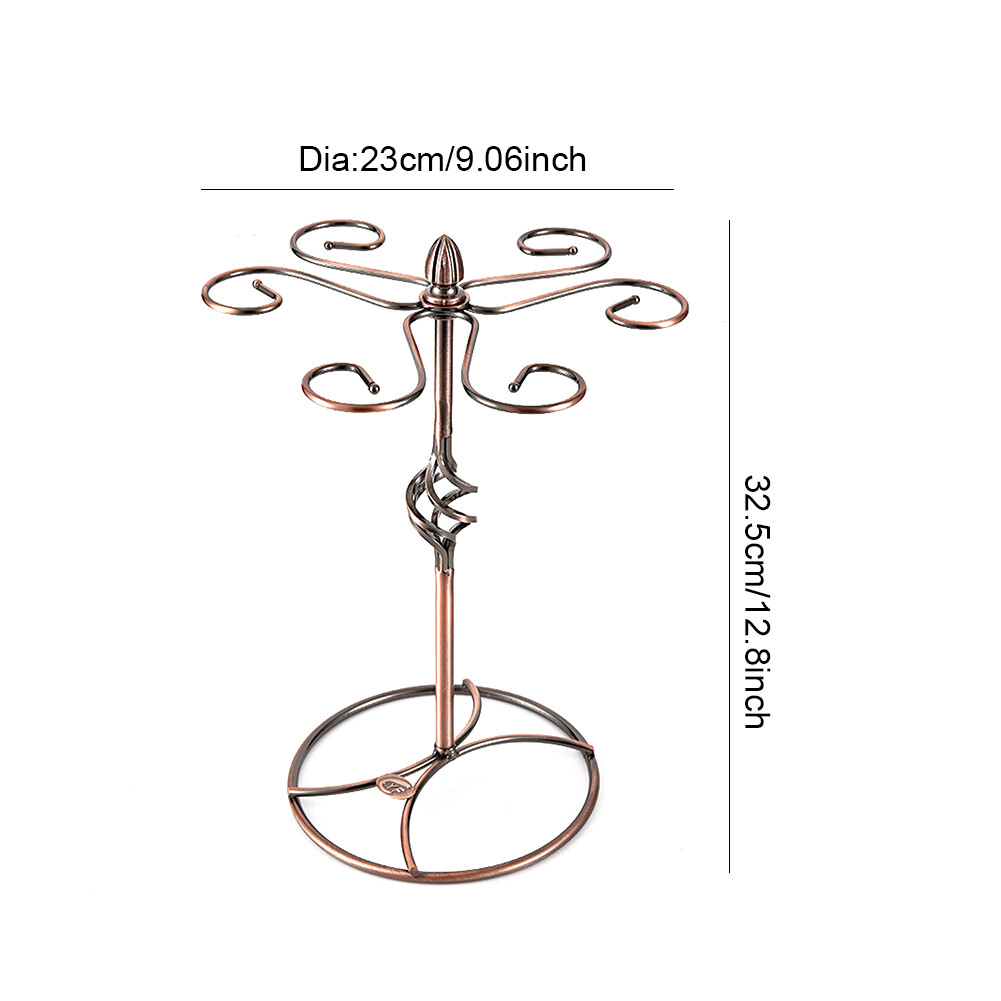 Kitchen Display Stand Bar Home Tabletop Holder Organizer Hook Wine ...