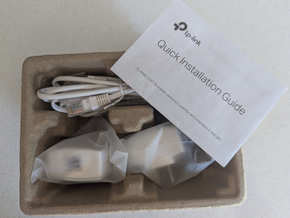 TP-Link AV600 Powerline Ethernet Adapter Plug Play Adapter 600Mbps TL ...