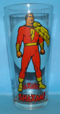 1976 DC Comics Shazam Pepsi Super Series Glass Cup #A | eBay
