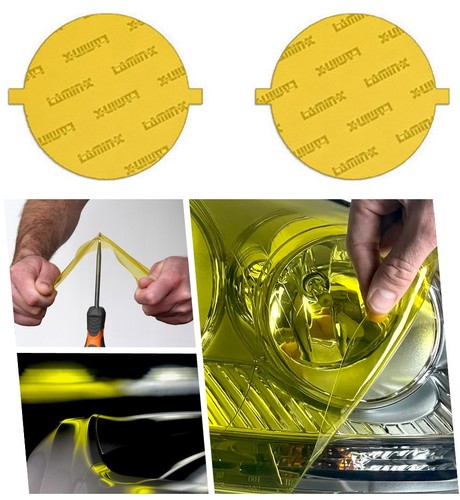 Lamin-x Toyota 4Runner Round (2014-2024) Yellow Fog Light Covers | eBay