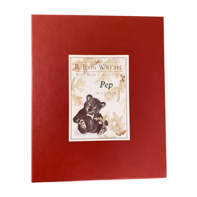Unused R. John Wright "Pep" Black Bear Teddy Limited /500 w/ Box & COA ...