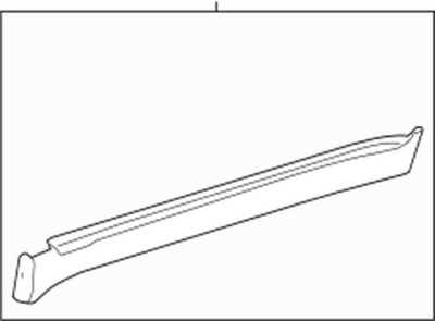 75860-60040-D0 Toyota Moulding assy, body rocker panel, lh 7586060040D0 ...