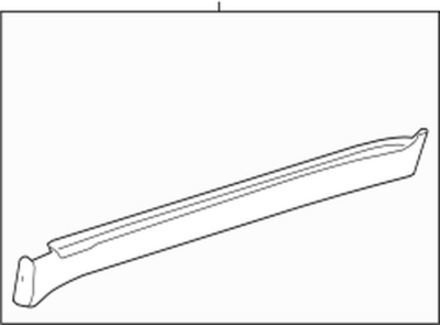 75860-60040-D0 Toyota Moulding assy, body rocker panel, lh 7586060040D0 ...