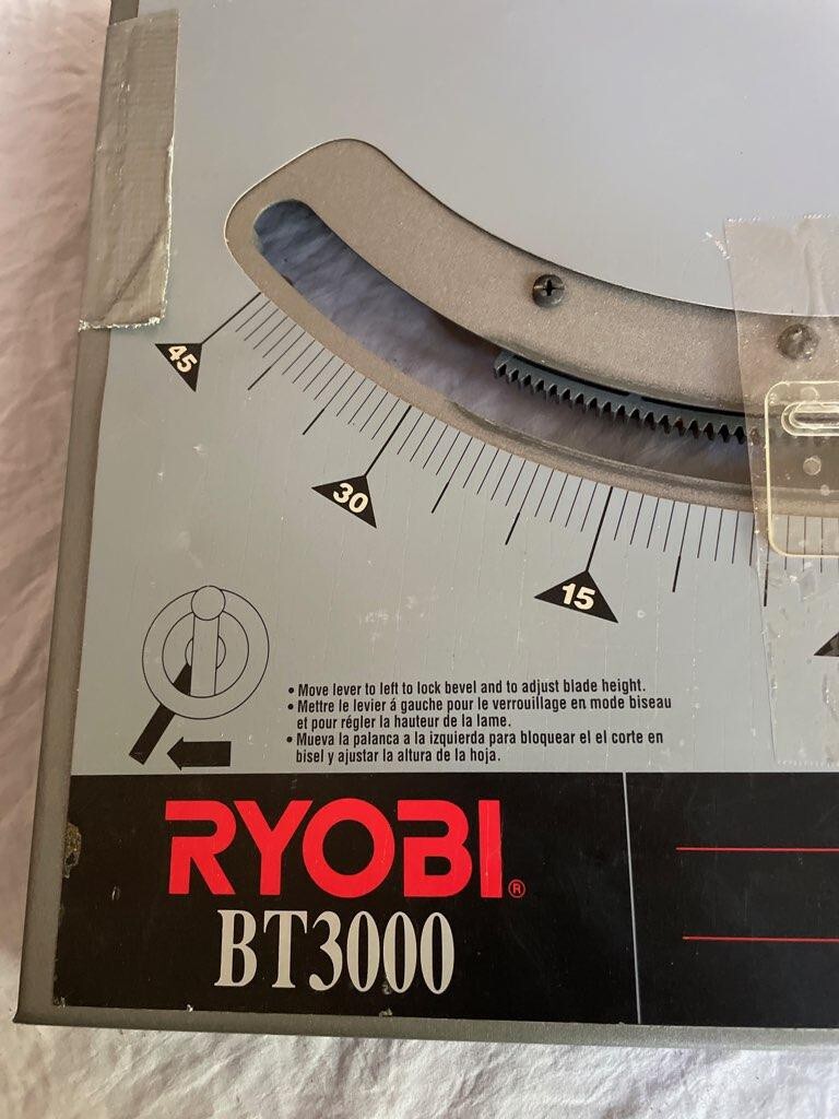 Ryobi BT3000 / 3100 Table Saw Front Panel | eBay