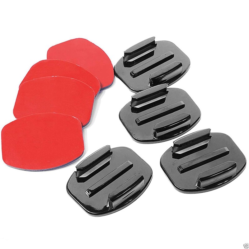 3X(Helmet Accessories Kit Set 12x Surface Mounts + 12x Adhesive ...