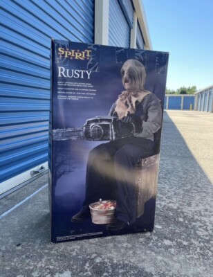 Spirit Halloween Rusty Animatronic Halloween Prop Chainsaw Man 2019 ...