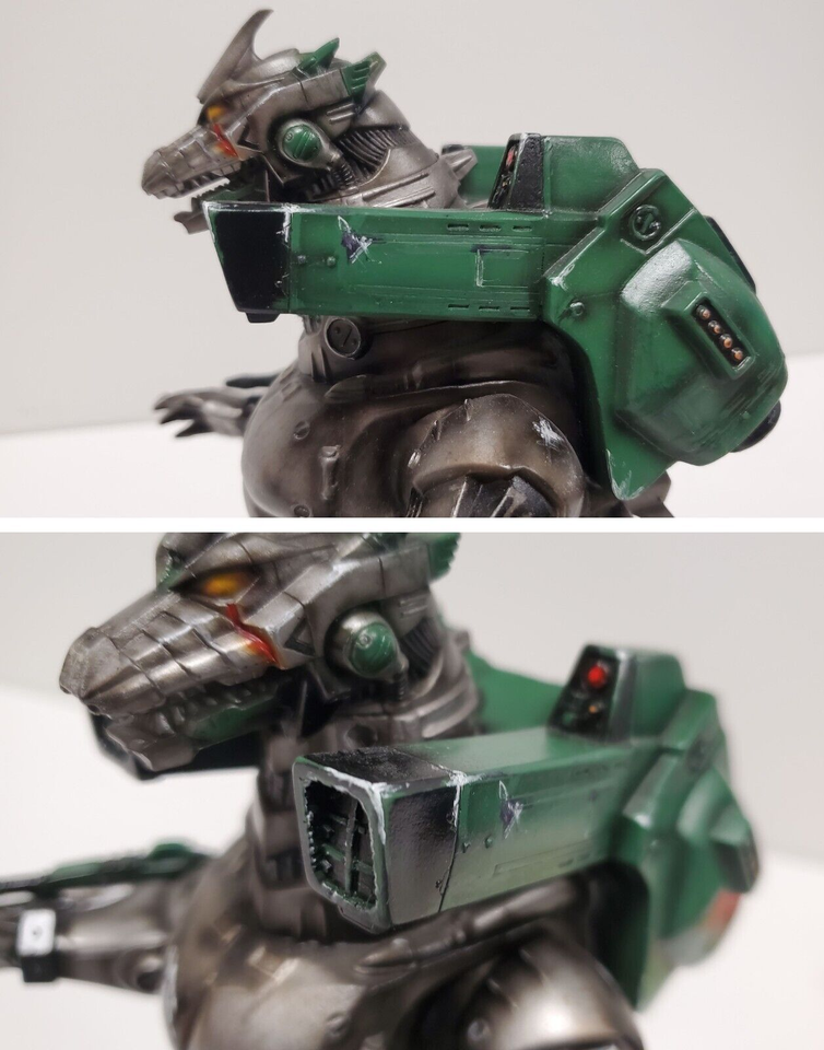 8" KIRYU Mechagodzilla 2002 Military Army JSGDF custom repaint color ...
