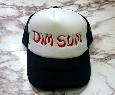 New Chinese DIM SUM Embroidery Trucker Mesh Cap Snapback Hat | eBay