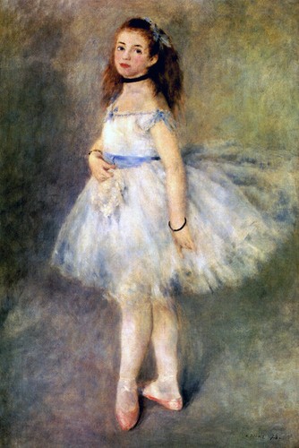 THE DANCER BALLERINA BALLET DANCE 1874 BY PIERRE AUGUSTE RENOIR REPRO ...