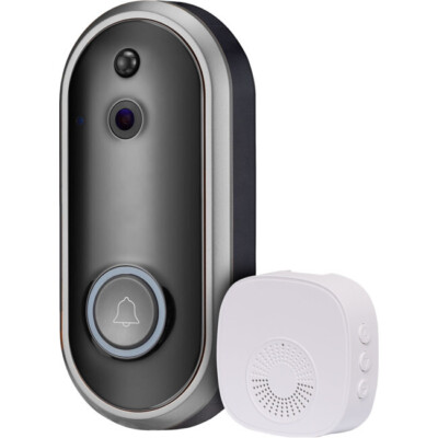 WIFI Two way Video Doorbell with Built in Speaker Microphone & Ringer ...