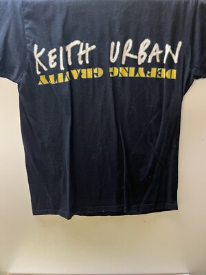 Keith Urban Defying Gravity Concert T-shirt (size L) Actual Concert ...