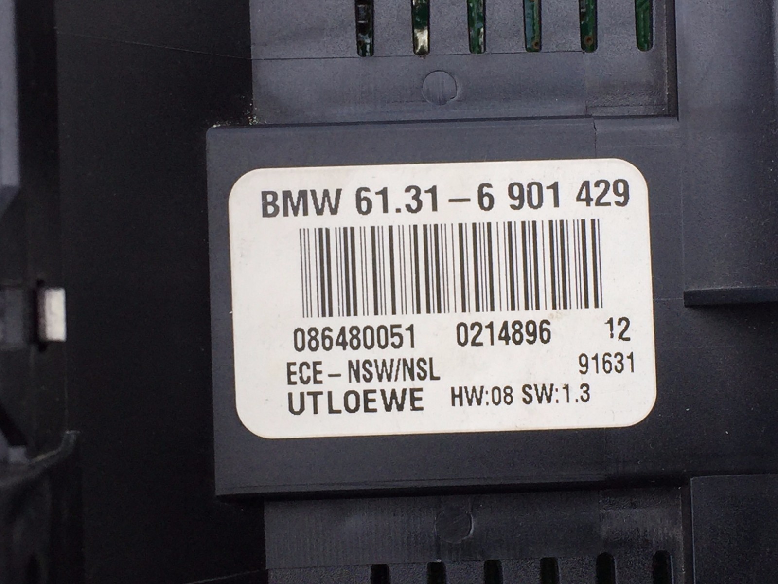 BMW E46 LCM HEADLIGHT LIGHT LIGHTING FOG LAMPS FOGLAMPS SWITCH MODULE ...
