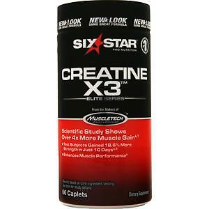 Six Star Pro Nutrition Professional Strength Creatine X3 Elite Series ...