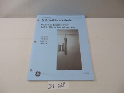 GE Technical Service Guide Book Service Profile & Cafe 42" & 48" 31 ...