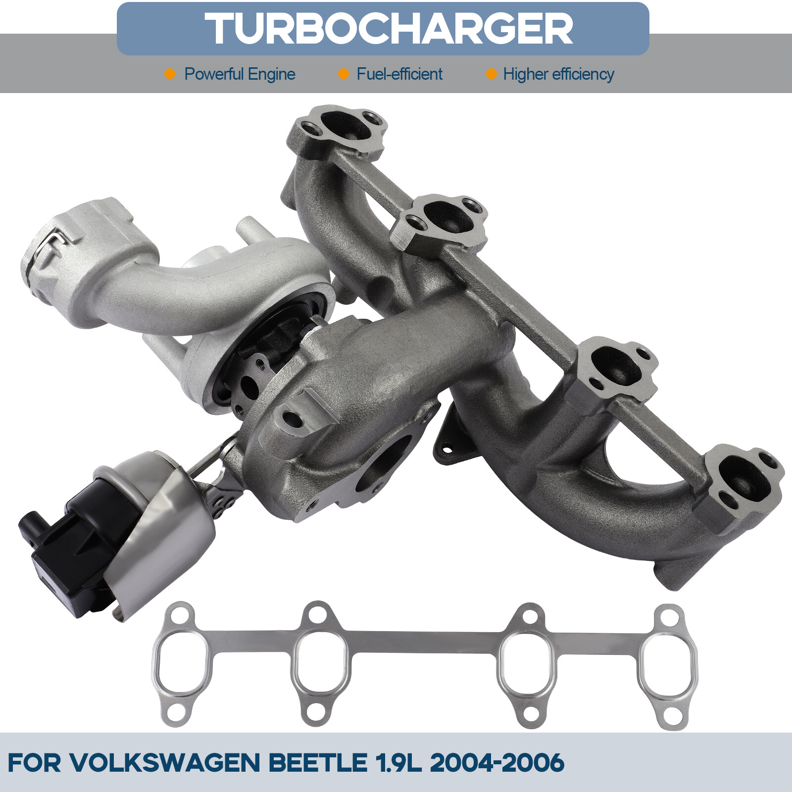 2003-2006 VW Jetta Golf Beetle 1.9 TDI BEW 04-06 KP39 Turbocharger ...
