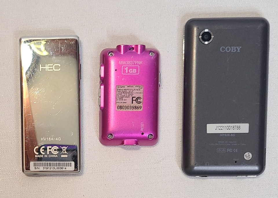 MP3 Players Lot Of 3 Video Player Portable Music | eBay