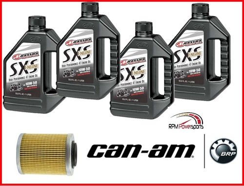 Can-Am XPS 10W-50SAE Full Synthetic Oil Change Kit BRP Rotax 900 ACE ...