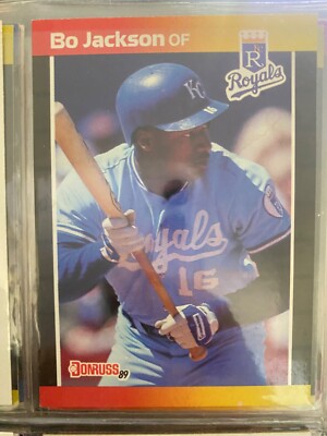 Bo Jackson Donruss 1989 #208 Double Error Card Very RARE! Mint | eBay