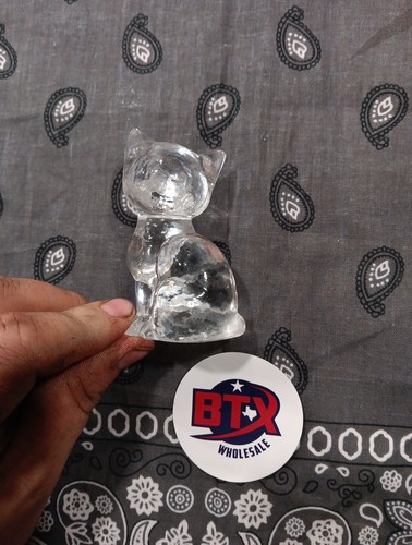 Vintage 1979 Goebel Crystal Glass Cat Figurine Paper weight | eBay