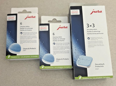Jura Descaling Packages (3), 21 Tablets Total - No Reserve | eBay