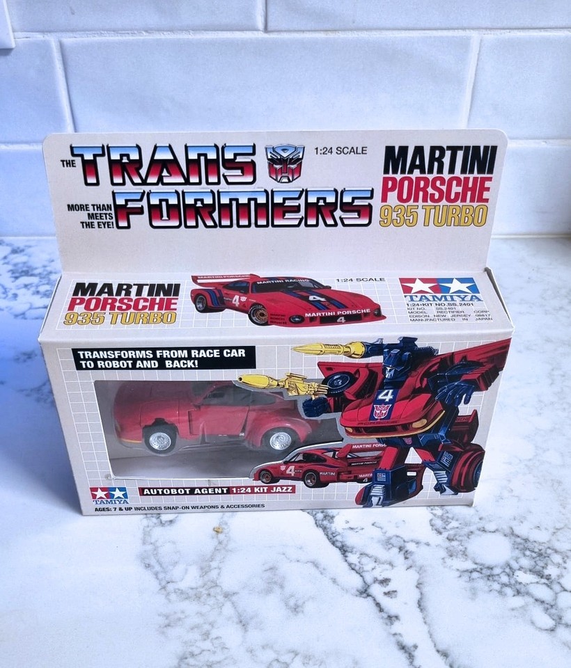 TRANSFORMERS G1 AUTOBOT PORSCHE 935 T 1:24 Kit Custom Toy figure in ...