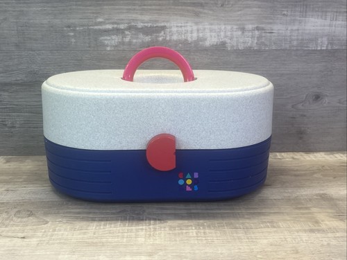 Caboodles Makeup Organizer Storage Case 2615 Gray And Navy Large ...