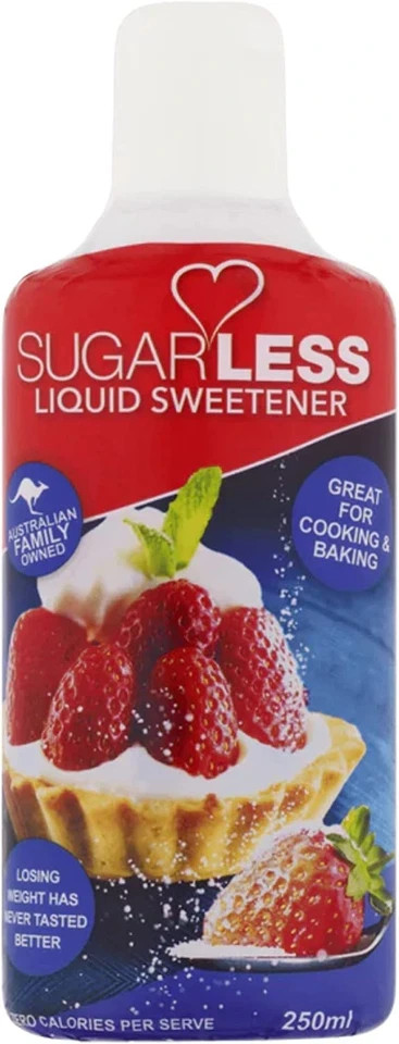 Sugarless Liquid Sweetener 250ml Zero Calorie Sugar Free Syrup Diet ...