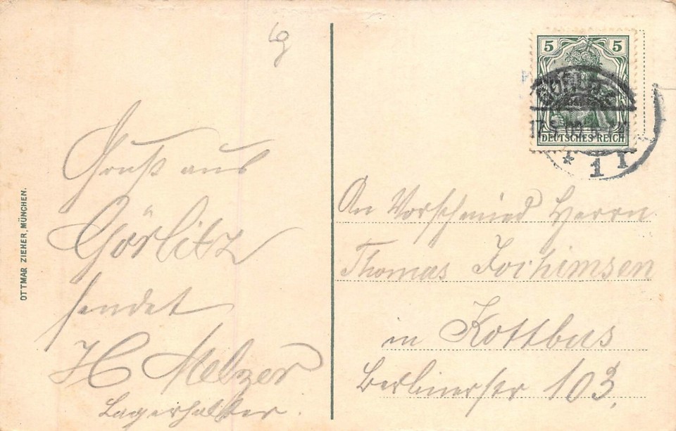 The Landeskrone At Görlitz Tramway Saxony Postcard AK 1909 | eBay