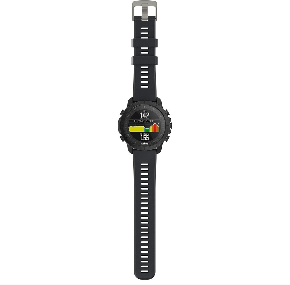 Wahoo ELEMNT Rival Running/Multisport GPS Smartwatch Stealth Gray ...