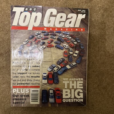 Top Gear May 1994 featuring Bentley, Alfa Romeo, Mini Macos, Mini ...