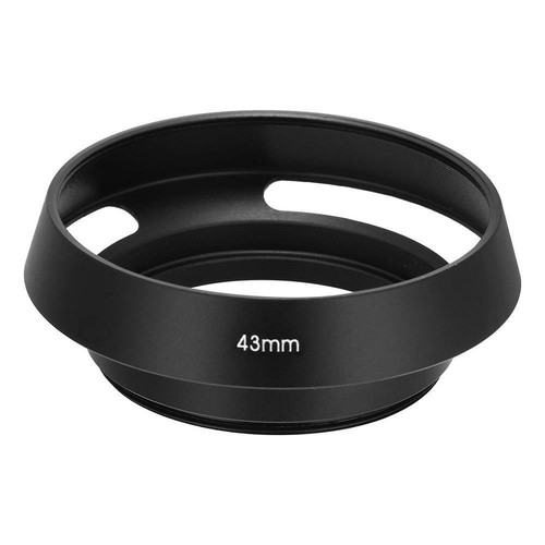 (43mm)Pomya Lens Hood Universal Aluminium Alloy Hollow Camera Lens Hood ...