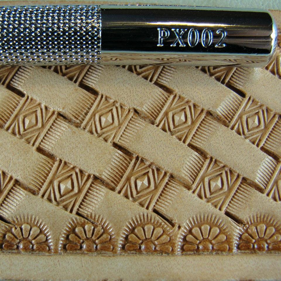 Pro Crafters Series - Diamond Basket Weave Stamp (Leather Stamping Tool ...