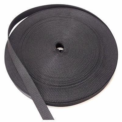 Pro Shutters Webbing Black Band Strap Roller 20mm Winder Roller Blind ...
