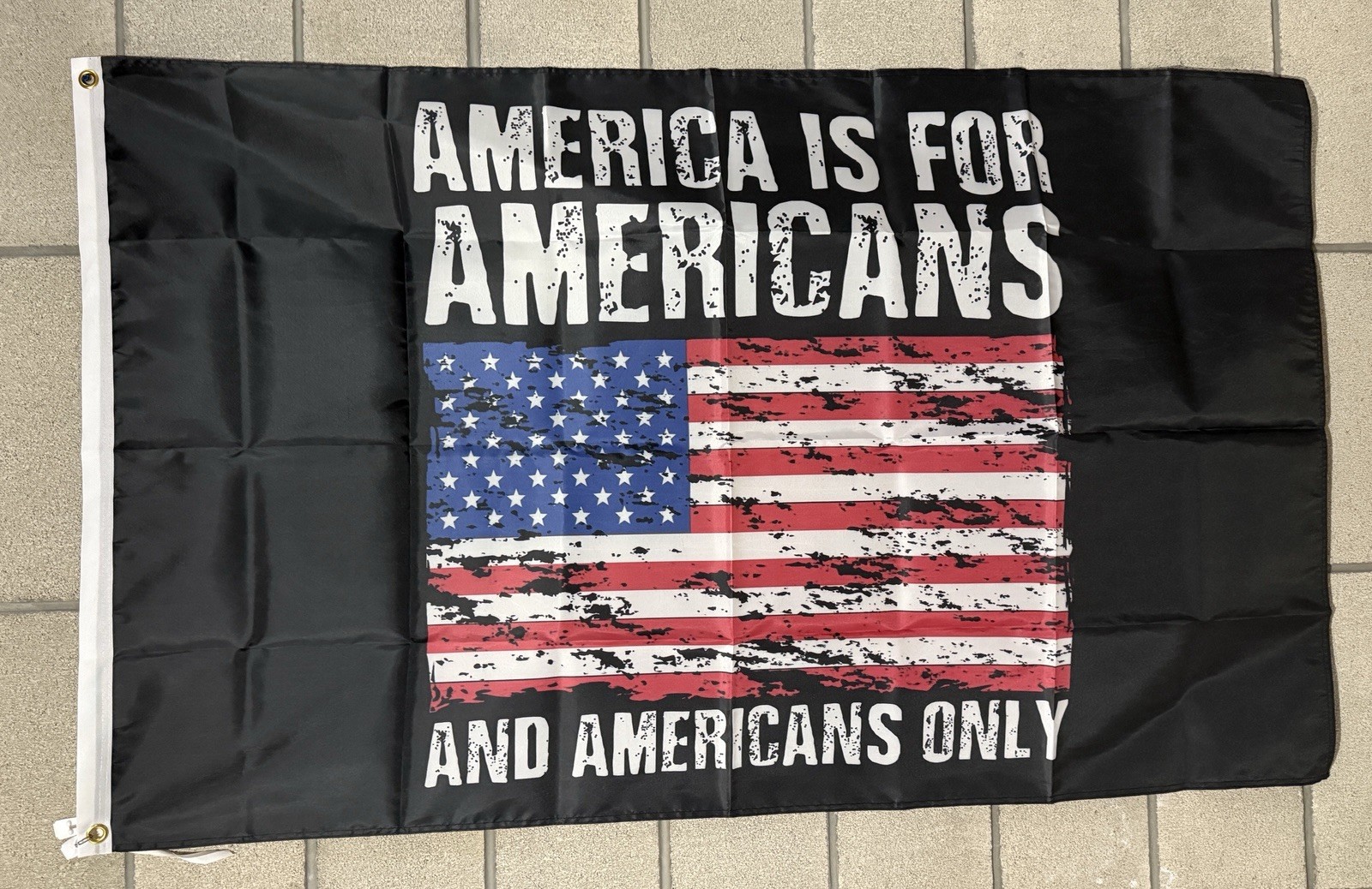 America Only Political Flag Free USA Ship Freedom Country Beer 3x5 ...