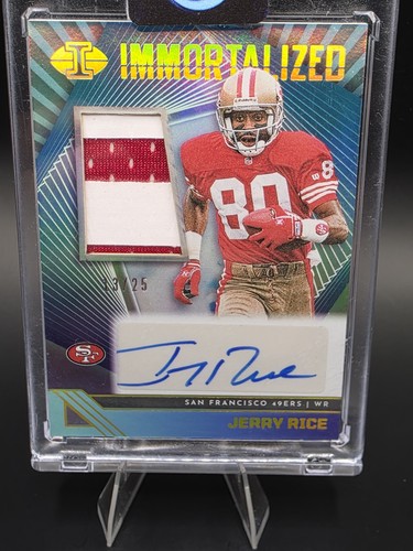 2023 Panini Illusions Jerry Rice Patch Auto 13/25 | eBay